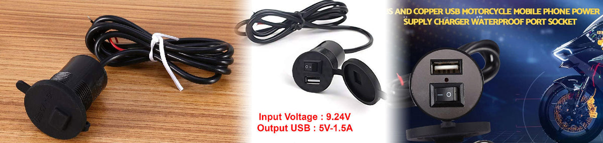 Bike Chargers - USB Chargers for Motorcycles & Scooters | Auto Pearl ...