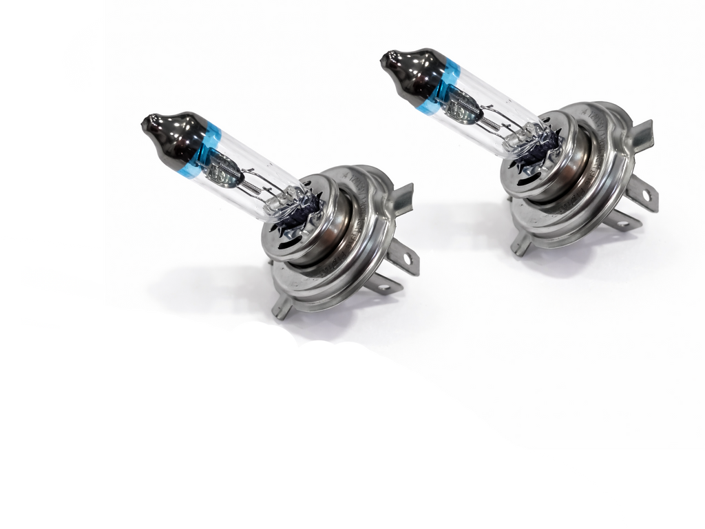 Auto Pearl 100W H4 Car Halogen Headlight Bulb, 12V, 6000K Bright White ...