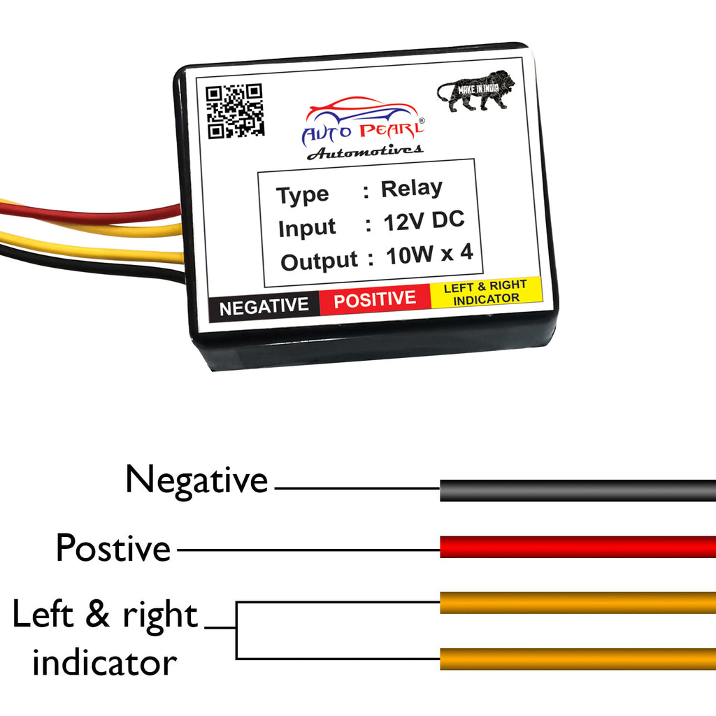 Multimode Bike Hazard Flasher, Waterproof Front, Rear Flasher Relay fo ...