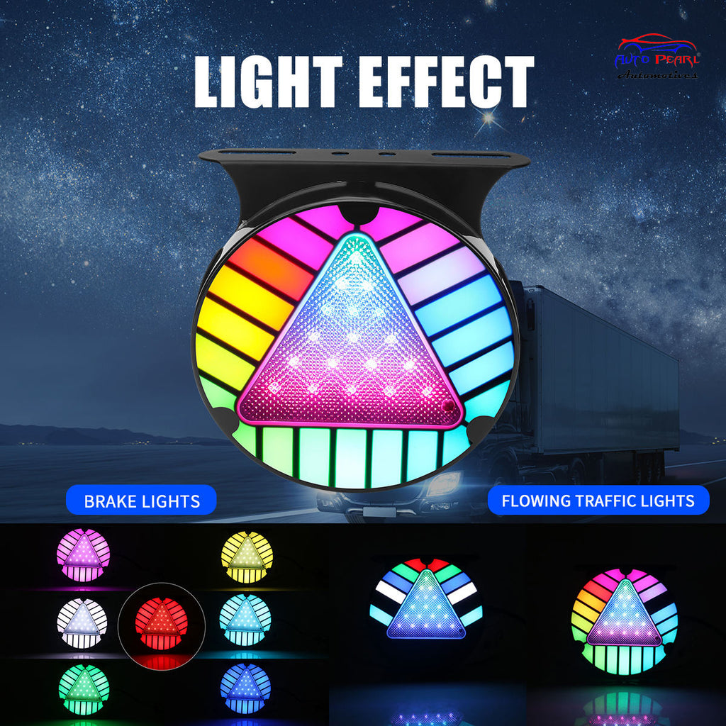 AUTO PEARL Dynamic RGB LED Brake Lights, Anti-Rear-End Collision Strob ...