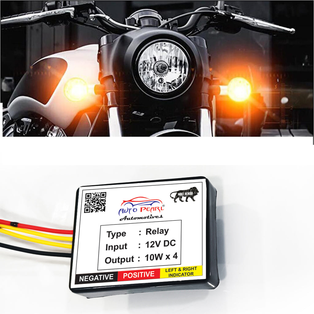 Multimode Bike Hazard Flasher, Waterproof Front, Rear Flasher Relay fo ...