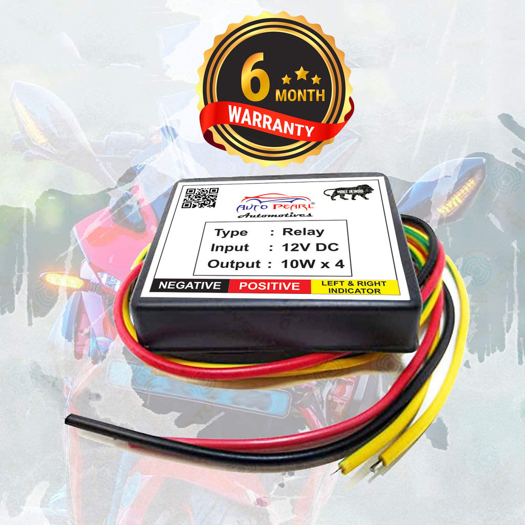Multimode Bike Hazard Flasher, Waterproof Front, Rear Flasher Relay fo ...